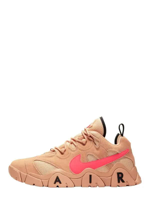Nike Barrage Low "wheat" Sneakers - Vachetta Tan/laser Crimson/white Onyx