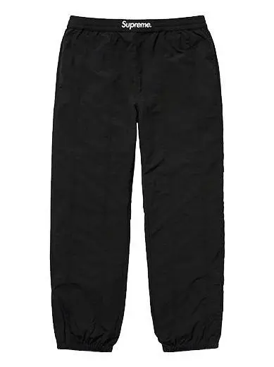 Supreme Paneled Warm Up Pant - Black