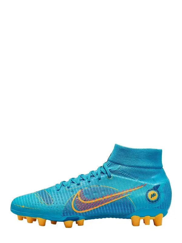 Nike Mercurial Superfly 8 Pro Ag - Blue/yellow