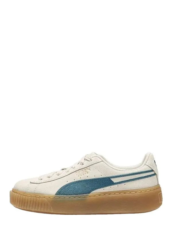 PUMA Suede Platform Sneakers - Grey/blue