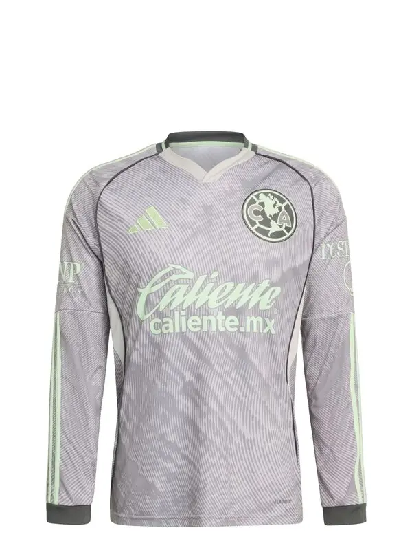Adidas Club America 25/26 Long Sleeve Slim Fit Third Jersey - Grey Two