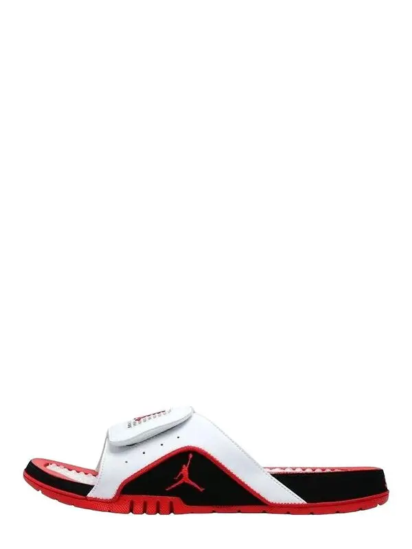 JORDAN Hydro 4 Retro Slide - White/fire Red-black
