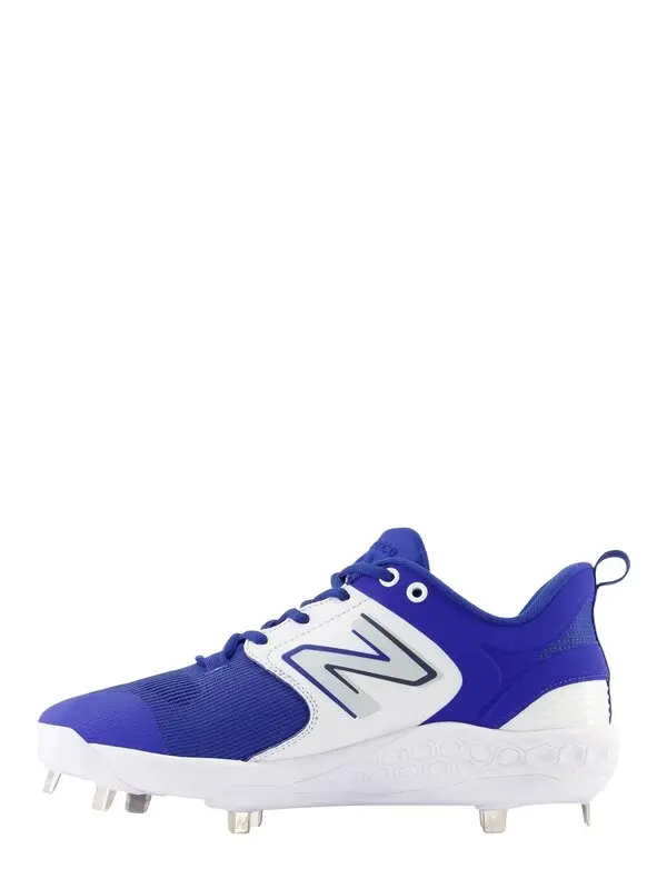 NEW BALANCE Fresh Foam X 3000 V6 Metal Athletic Cleats - White/royal Blue