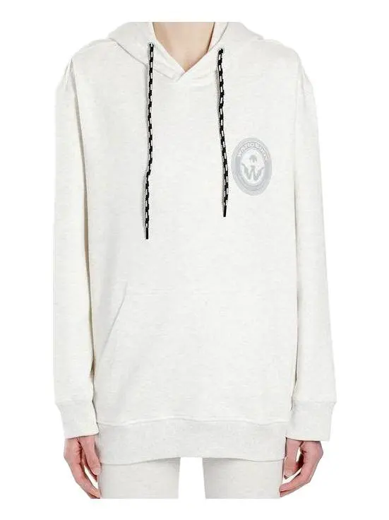 Adidas Alexander Wang Logo Hoodie - Light Grey