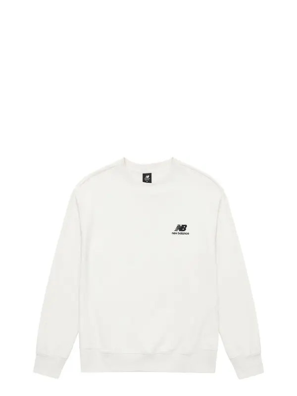 NEW BALANCE Classic Logo Sweatshirt - White/black