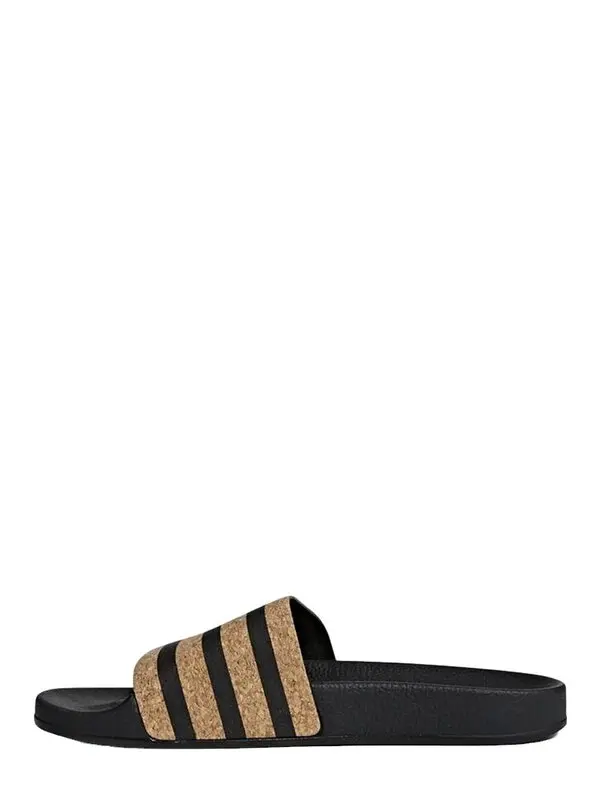 Adidas Adilette Cork Slides - Black