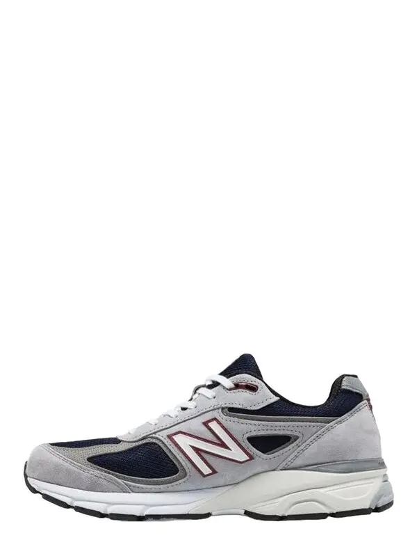 NEW BALANCE 990v4 "grey Navy" Sneakers - Grey/blue