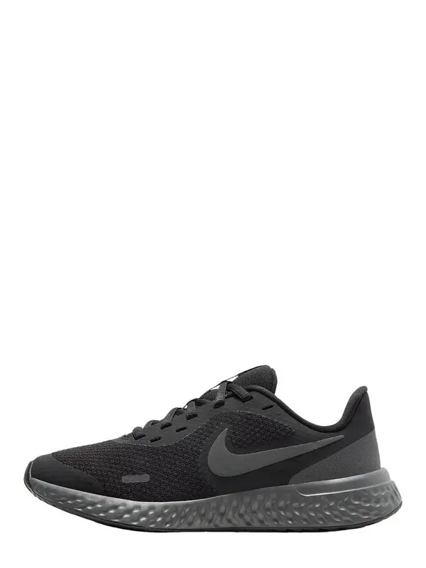Nike Revolution 5 Anthracite Athletic Sneakers - Black