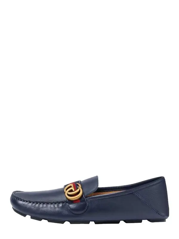 Gucci Horsebit Loafers - Navy