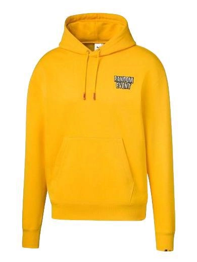 PUMA X Randomevent Crossover Casual Sports Knit Hoodie - Yellow