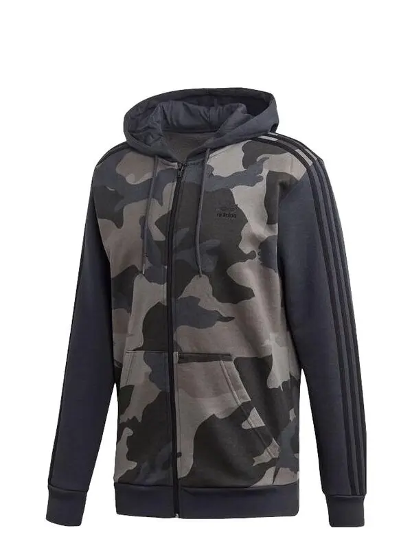 Adidas Originals Camouflage Full Zip Hoodie - Multicolor/carbon