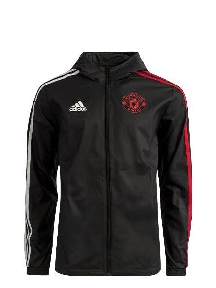Adidas Manchester United Track Jacket - Black
