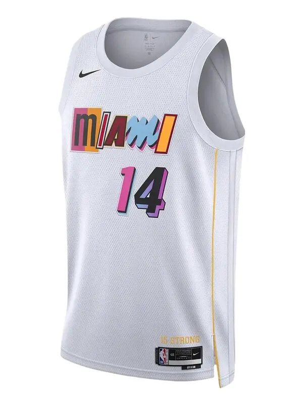 Nike Dri-fit Nba Miami Heat Tyler Herro Swingman Jersey - None
