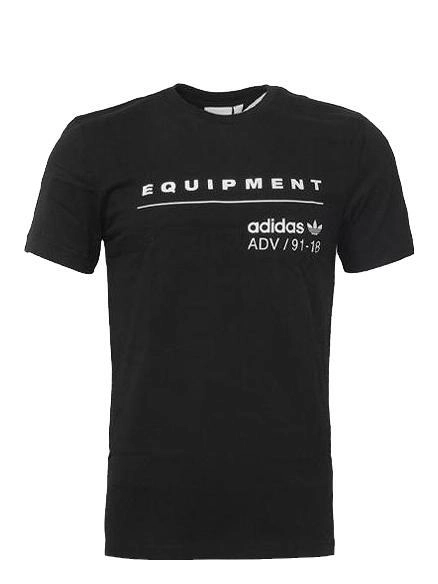Adidas Originals Pdx Classic Tee Athleisure Casual Sports Alphabet Printing Round Neck Short Sleeve - Black