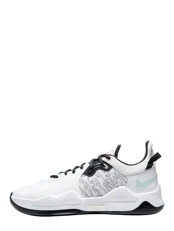 Nike Pg 5 "white Black" Athletic Sneakers - White/black