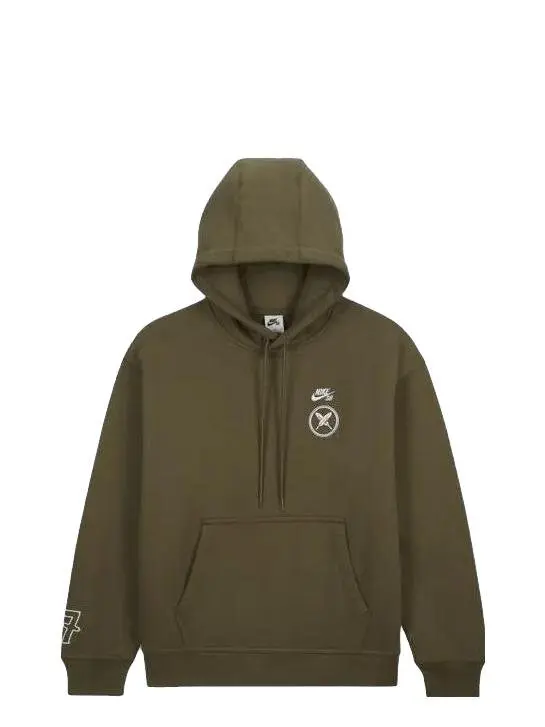 Nike X Yuto Graphic Fleece Pullover Hoodie - Medium Olive