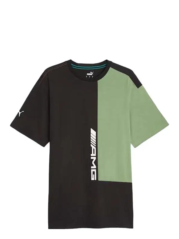 PUMA Mercedes-amg Statement Tee 'black Green - Black/green