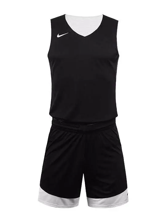 Nike Reversible Basketball Tank And Shorts Set - Black