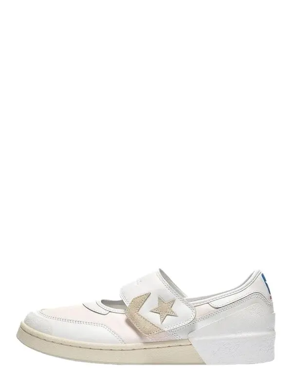 CONVERSE X Telfar Pro Leather Slip On Low Top - White/beige