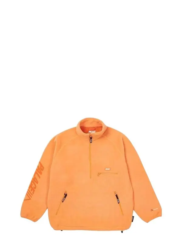 PALACE Fw22 Polartec Lazerouter 1/2 Zip Jacket - Orange