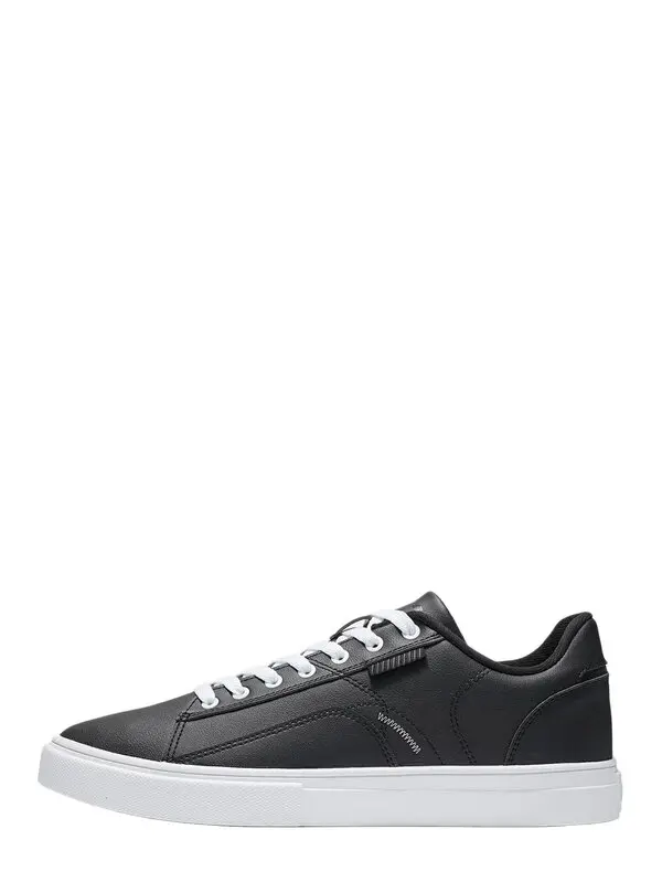 LI-NING Classic Skateboarding Low Top Sneakers - Black
