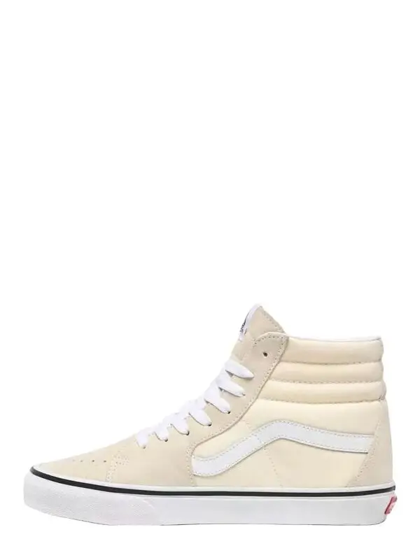 VANS Sk8-hi High Top Lace-up Sneakers - Cream