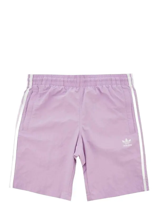 Adidas Originals Stripe Brand Logo Straight Shorts - Default Color