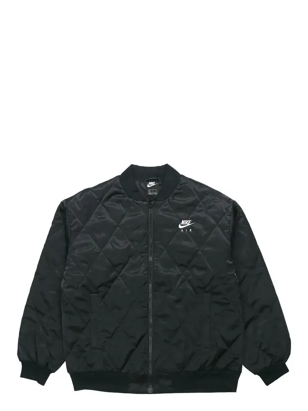 Nike Air Satin Bomber Jacket - Black