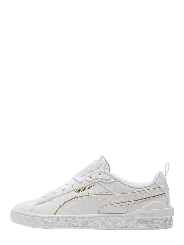 PUMA Suede Bloc "liquid Metal" Sneakers - White
