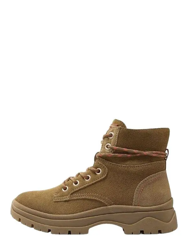 Sketchers Bobs Broadies Ankle Boots - Olive Green