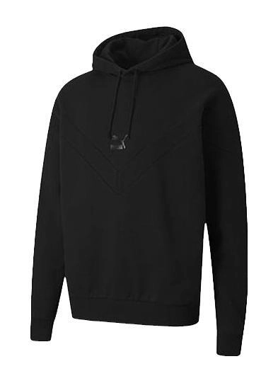 PUMA Solid Color Hoodie - Black