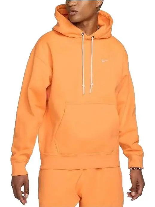 Nike Solo Swoosh Fleece Hoodie - Orange