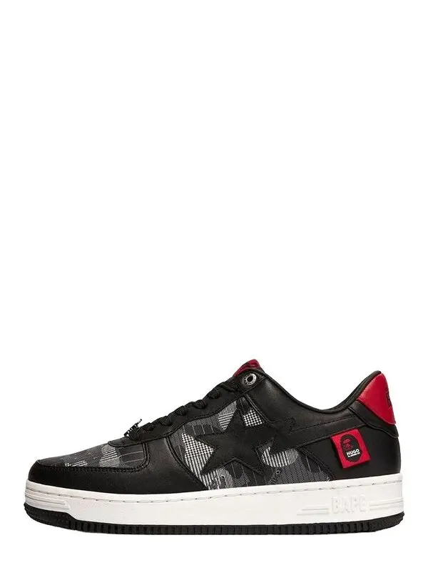 A BATHING APE Sta X Hugo Sneakers - Black