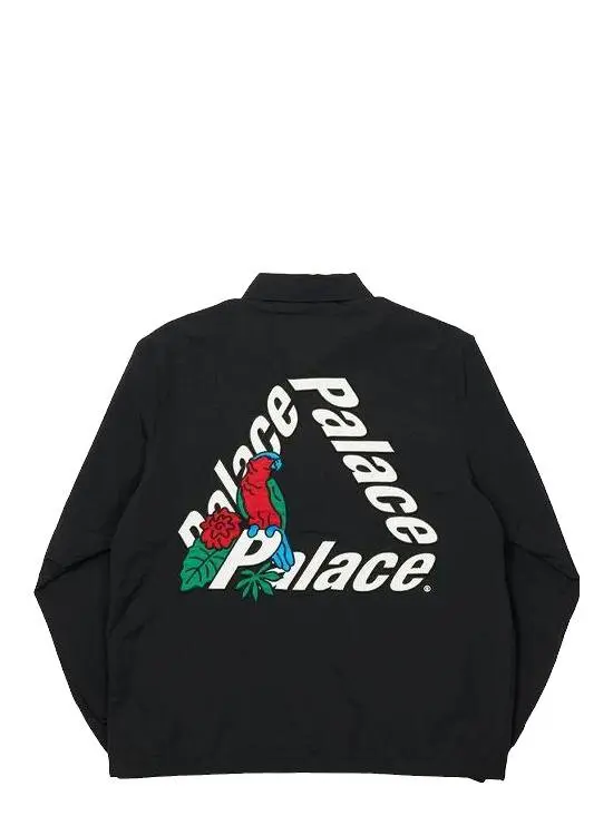 PALACE Embroidered Logo Coach Jacket - Black