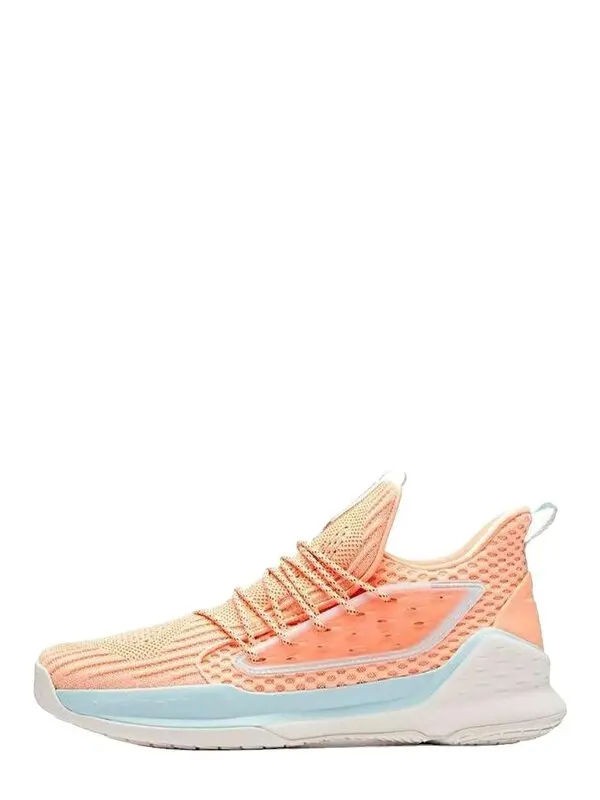 ANTA Splash Athletic Sneakers - Neon Orange/blue/white