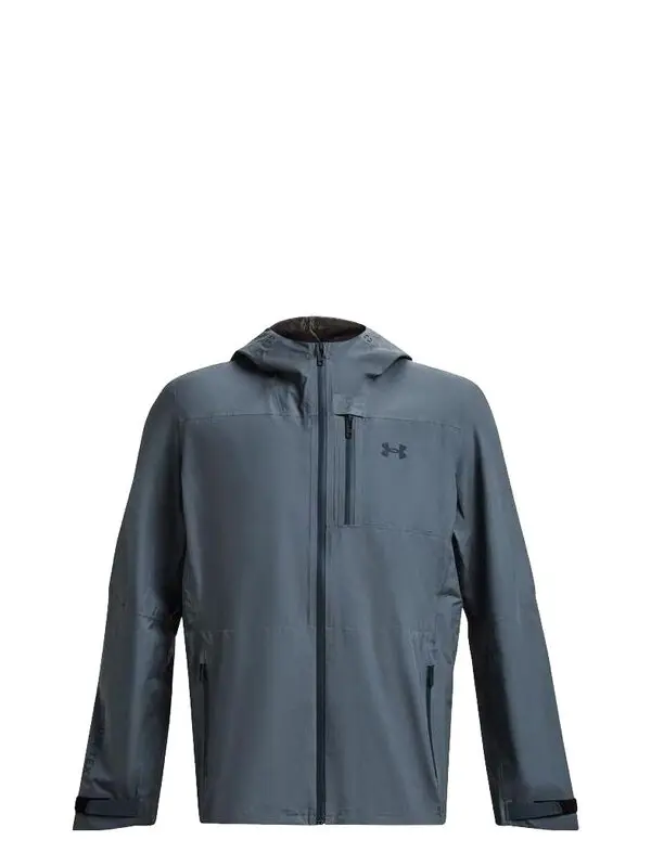 Under Armour Stretch Woven Windbreaker Jacket - Grey Blue