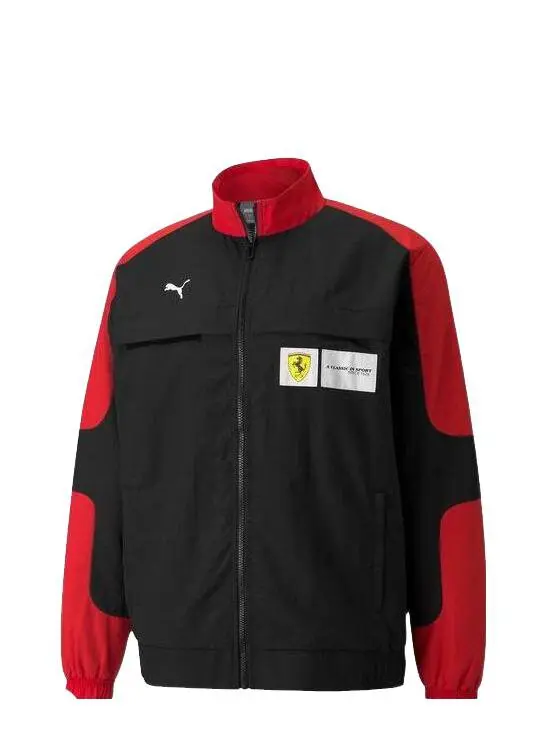 PUMA Ferrari Race Statement Woven Jacket - Black/red/white