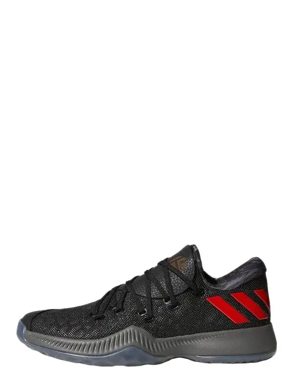 Adidas Harden B/ Low Top Athletic Sneakers - Black/red