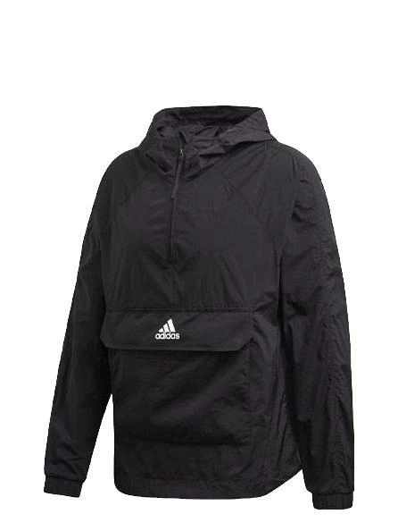 Adidas Logo Anorak Jacket - Black