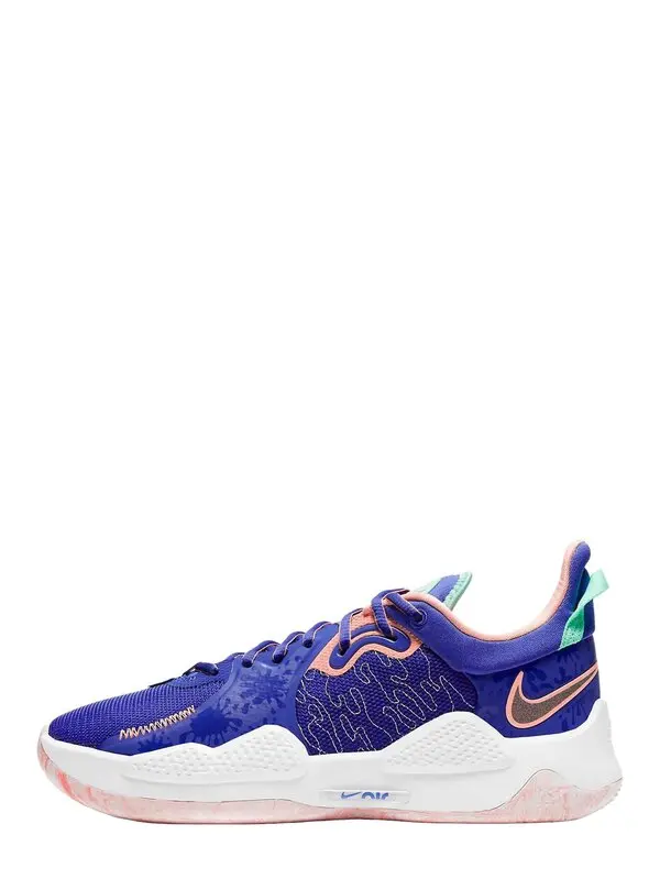 Nike Pg 5 'la Drip' Basketball Sneakers - Blue/pink