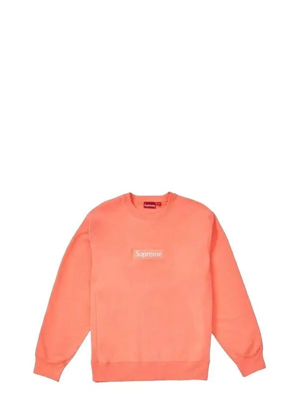 Supreme Fw18 Box Logo Crewneck Sweater - Pink