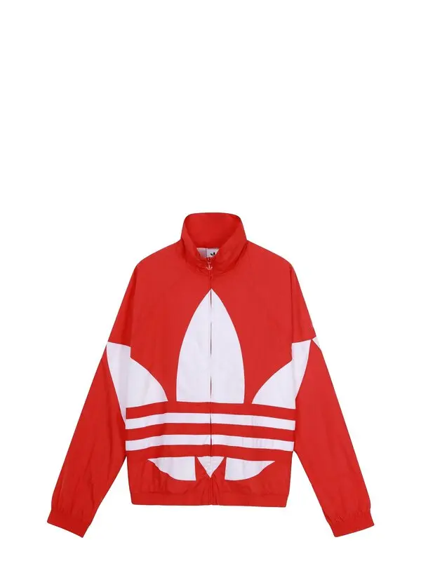 Adidas Originals Trefoil Large Logo Track Jacket - Red
