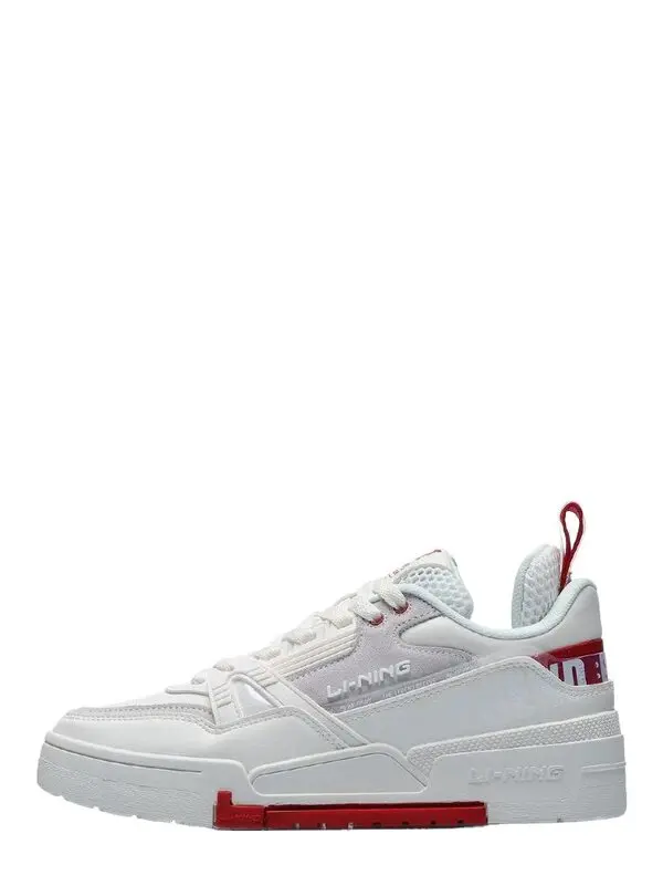LI-NING 001 Btc Sneakers - White/red
