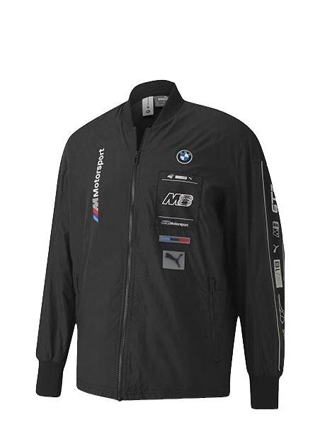 PUMA Series Printing Zipper Jacket - Black