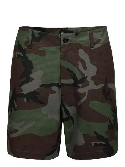 Nike Flex Camouflage Skateboard Shorts - Olive Green