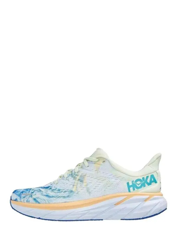 Hoka One One Clifton 8 Athletic Sneakers - Together/white/blue
