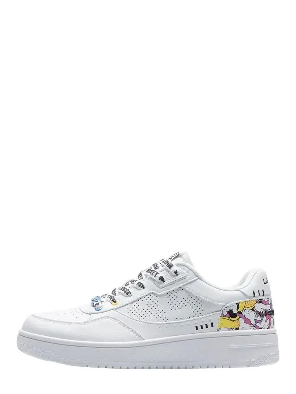 LI-NING Classic Cushion X Disney Sneakers - White/black/yellow