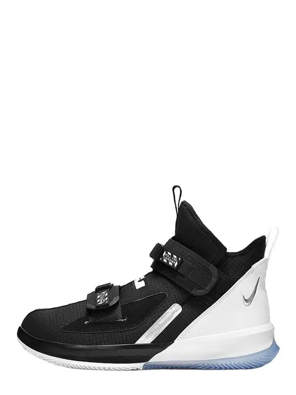 Nike Lebron Soldier 13 "chrome" High Top Sneakers - Black