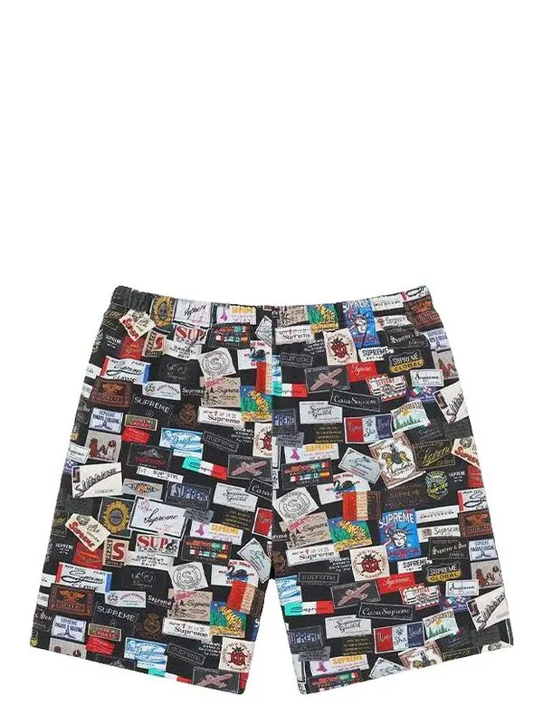 Supreme Ss21 Labels Pique Short - Multi-color