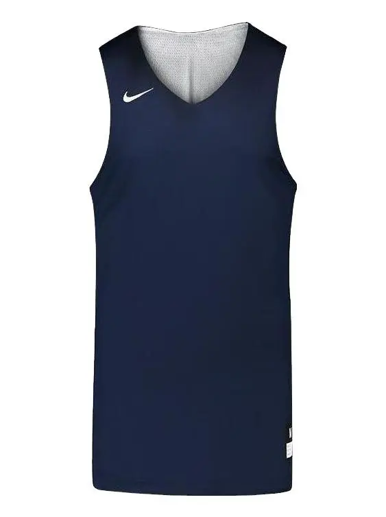 Nike Reversible Athletic Tank - Navy Blue/white